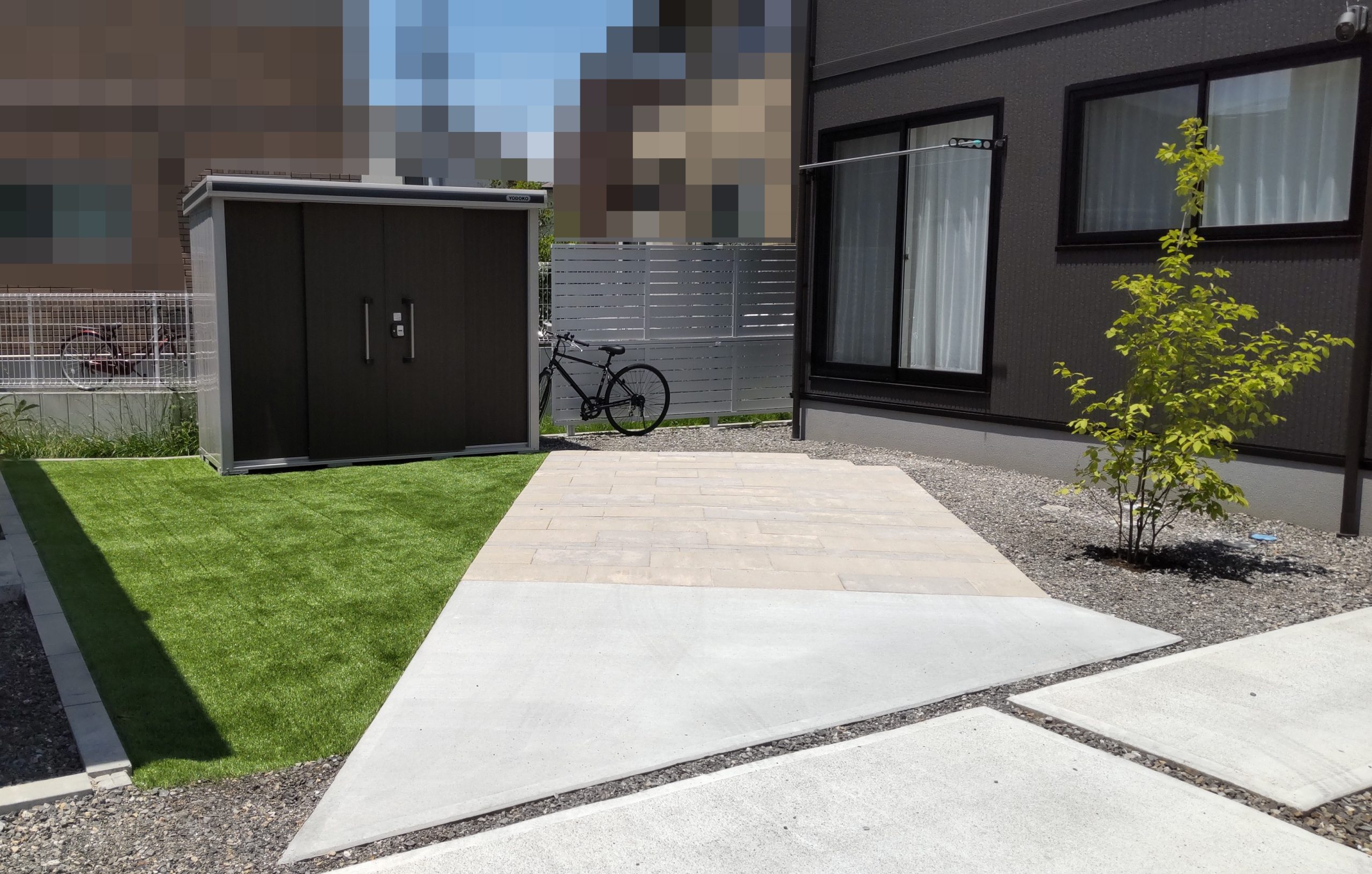 テラスのある庭 ときどき サブ駐車場 - GRACE REY 外構デザイン・リフォーム